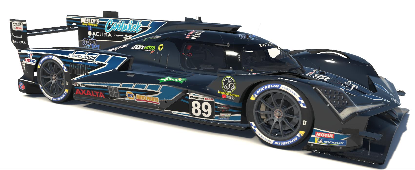 STORM Racing Team Acura LMDh/GTP - Steel by Wesley Strait - Trading Paints