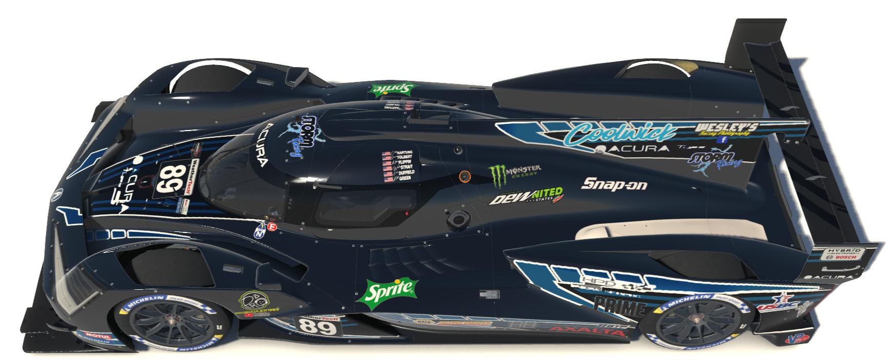 STORM Racing Team Acura LMDh/GTP - Steel by Wesley Strait - Trading Paints