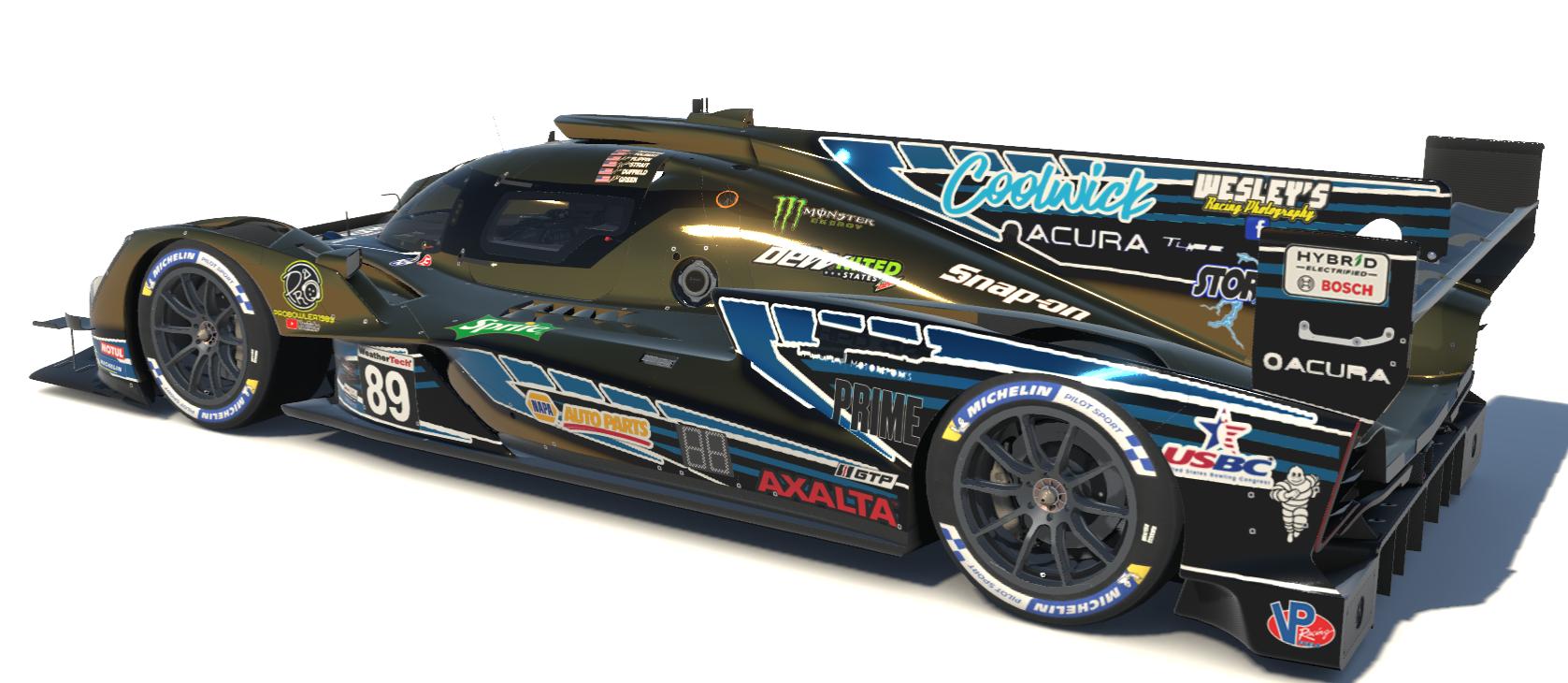 STORM Racing Team Acura LMDh/GTP - Gold by Wesley Strait - Trading Paints