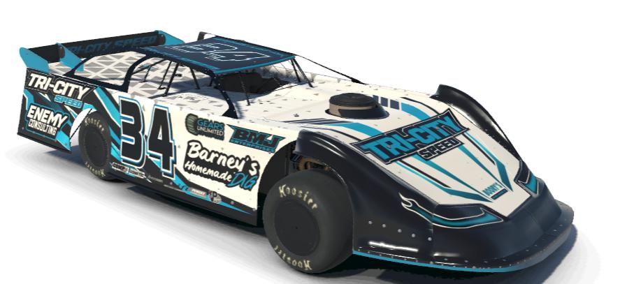 TRI CITY Blue - No Custom Number by Branden Schatz - Trading Paints