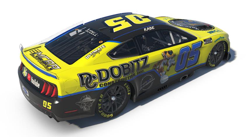 Dobitz Mustang Nextgen Custom Number by Doug Ezzell - Trading Paints