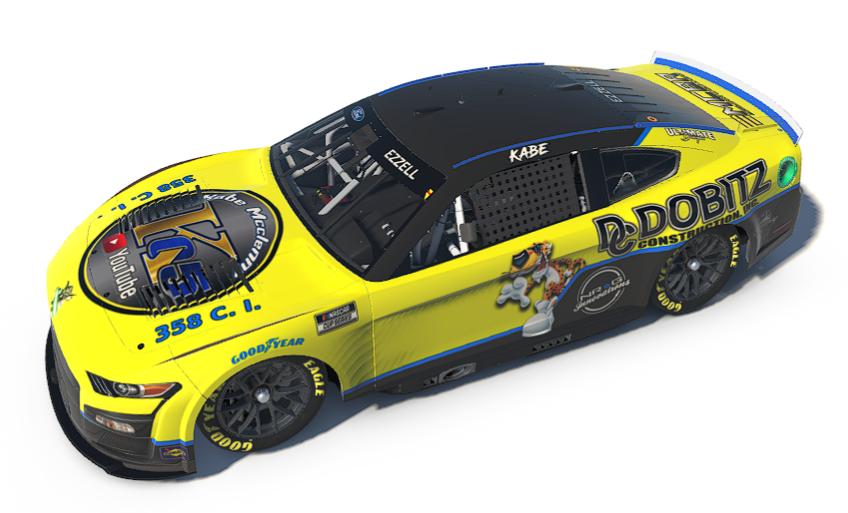 Dobitz Mustang Nextgen Sim Number by Doug Ezzell - Trading Paints