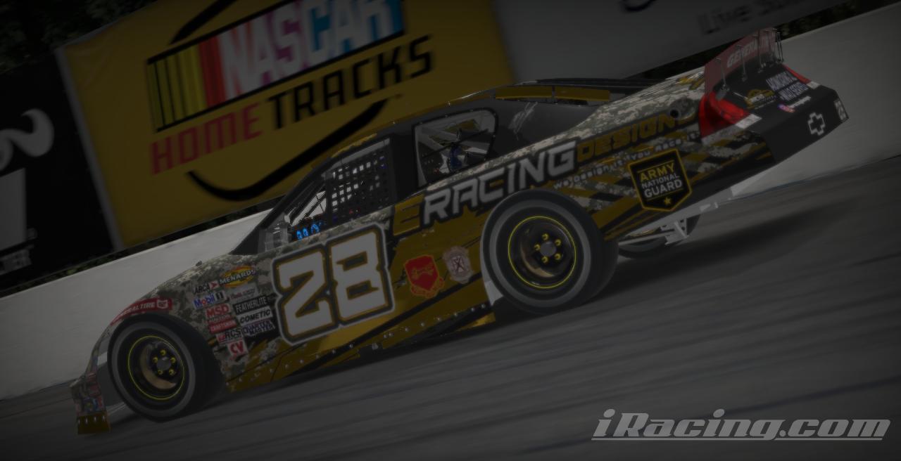 Dustin Hardee #28 E Racing Designs Army National Guard Impala W/ Spec ...