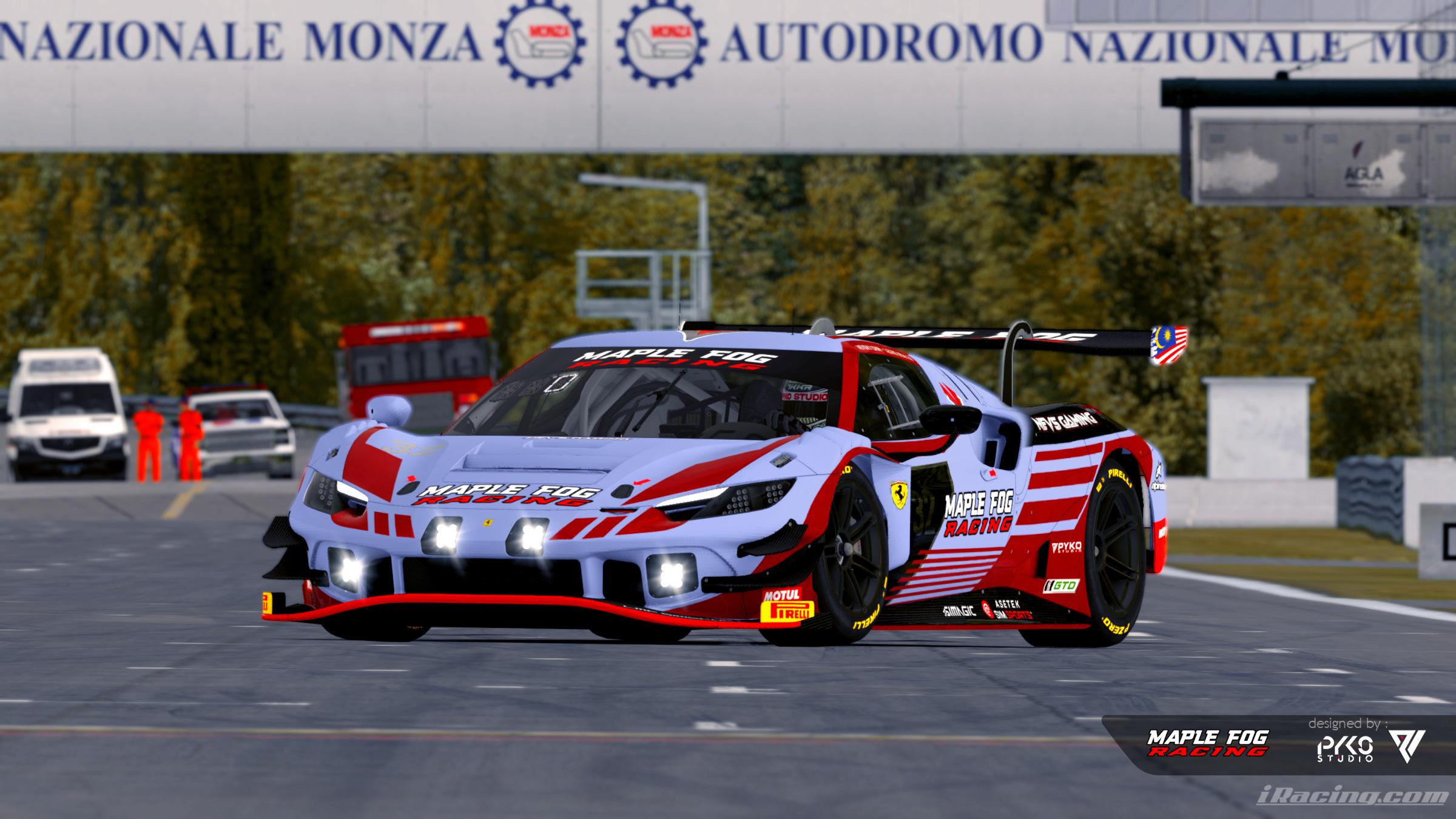 F296GT3 Maple Fog Racing by Syaiful Ariffin - Trading Paints