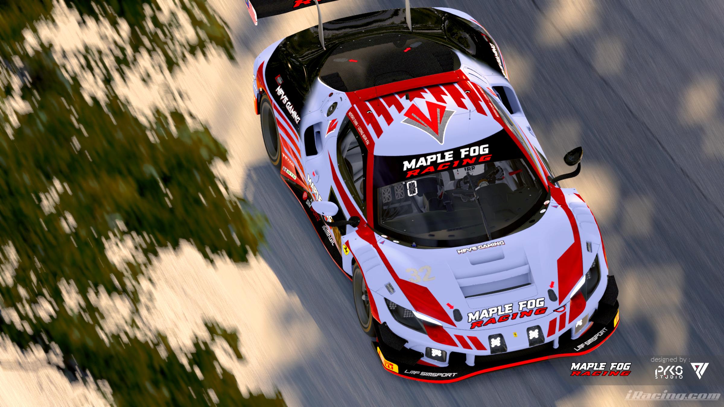 F296GT3 Maple Fog Racing by Syaiful Ariffin - Trading Paints