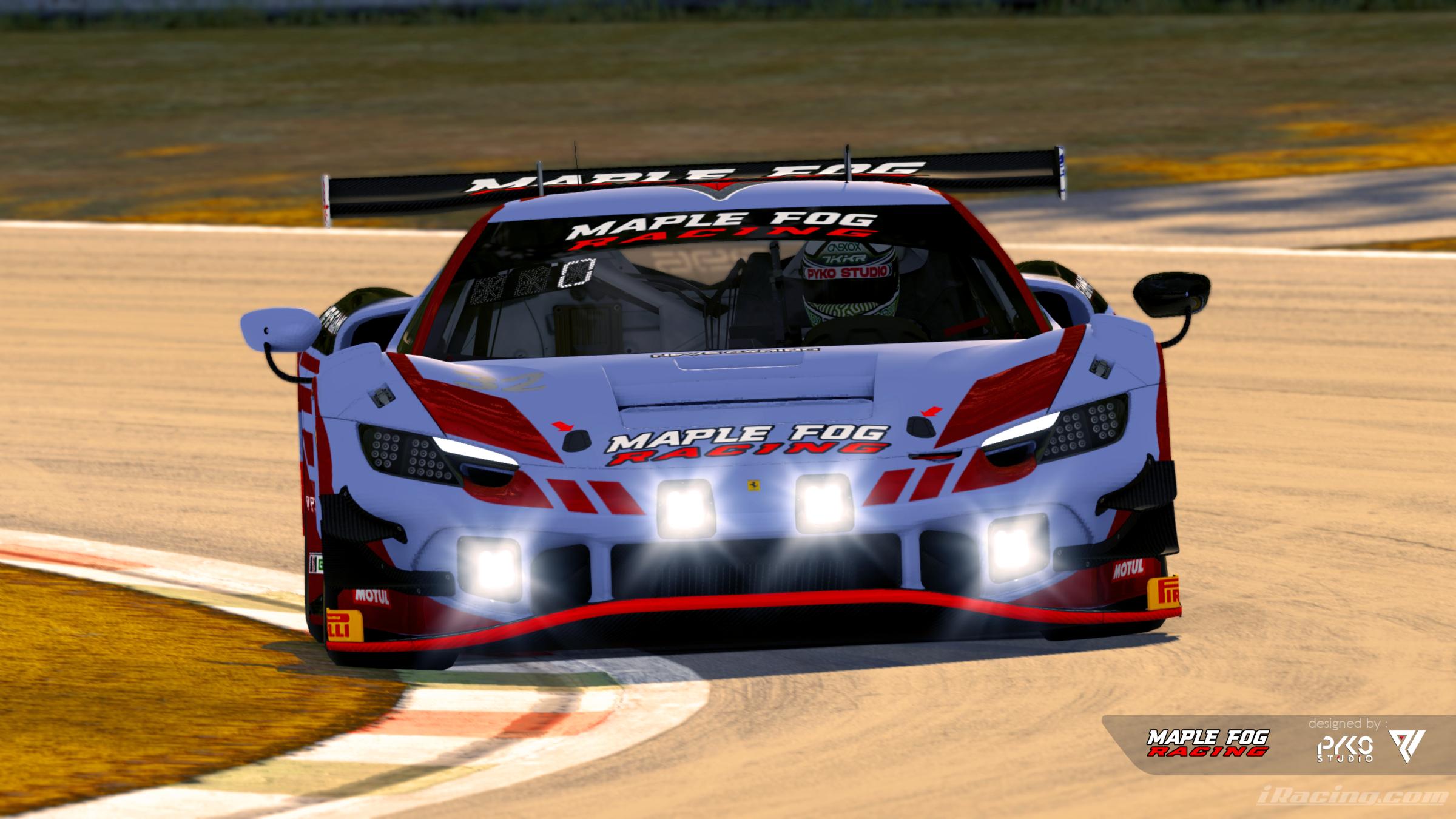 F296GT3 Maple Fog Racing by Syaiful Ariffin - Trading Paints