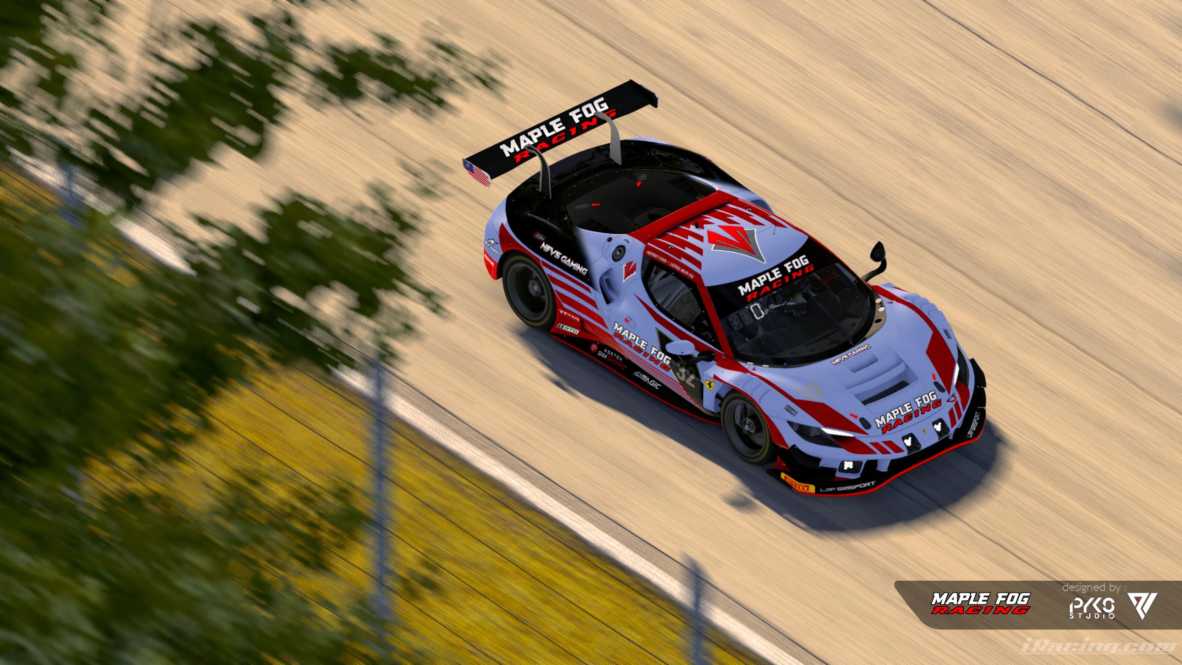 F296GT3 Maple Fog Racing by Syaiful Ariffin - Trading Paints