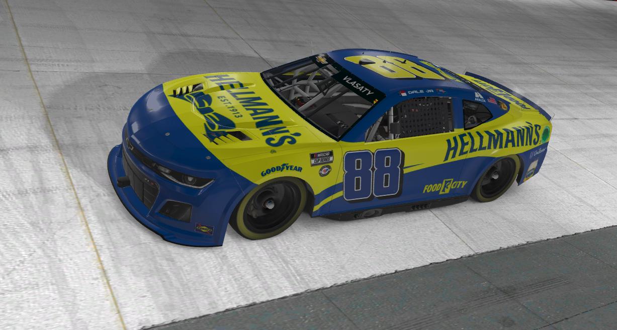 Dale Jr Hellmans WITH NUMBERS by John Vlasaty - Trading Paints