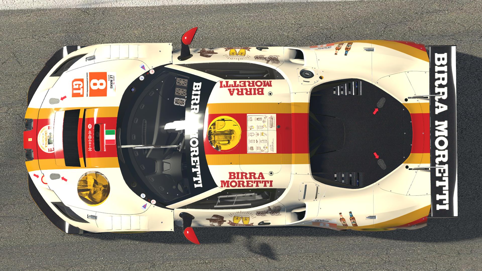 Birra Moretti Ferrari 296 GT3 by Jasper De Jong - Trading Paints