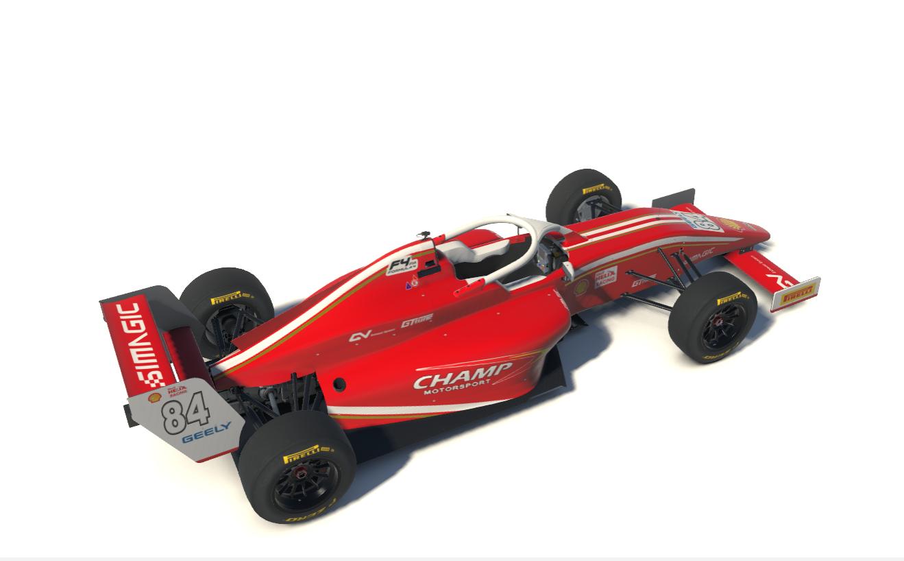CHAMP motorsport F4 by Bruno Cardoso - Trading Paints