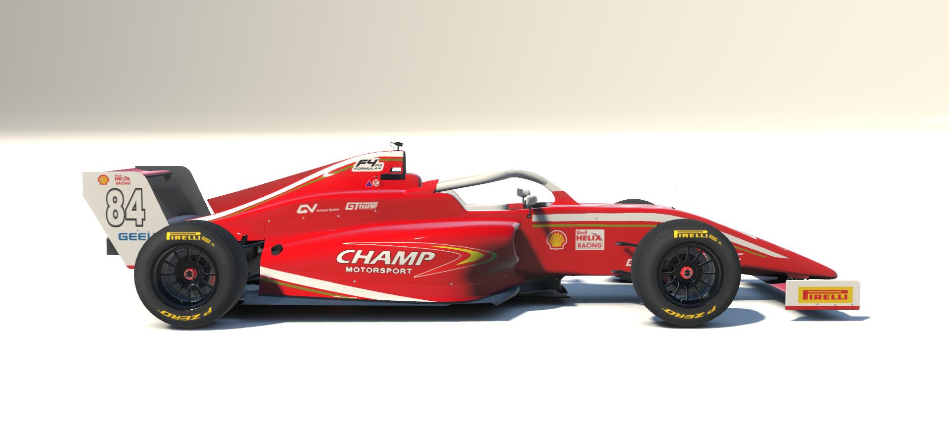 CHAMP motorsport F4 by Bruno Cardoso - Trading Paints