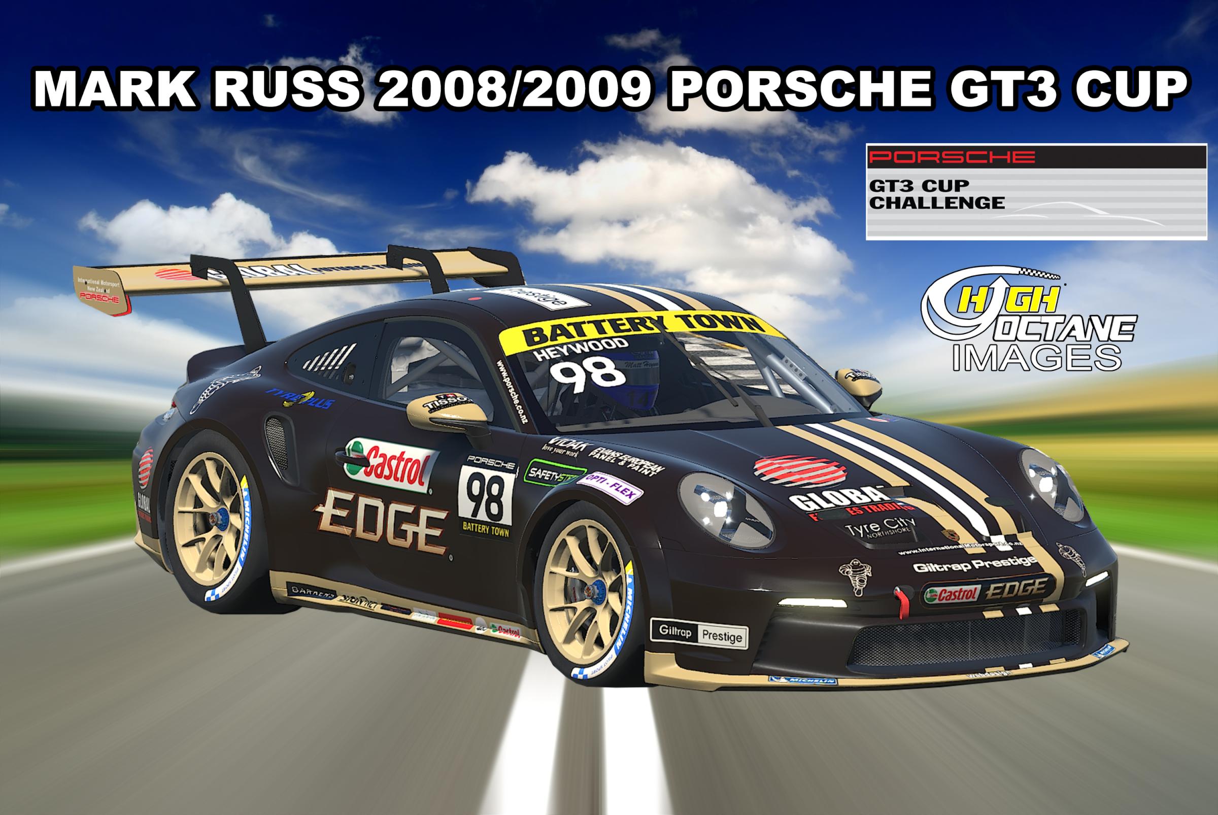 Mark Russ 2008/2009 NZ Porsche GT3 Cup by Matt Heywood - Trading Paints