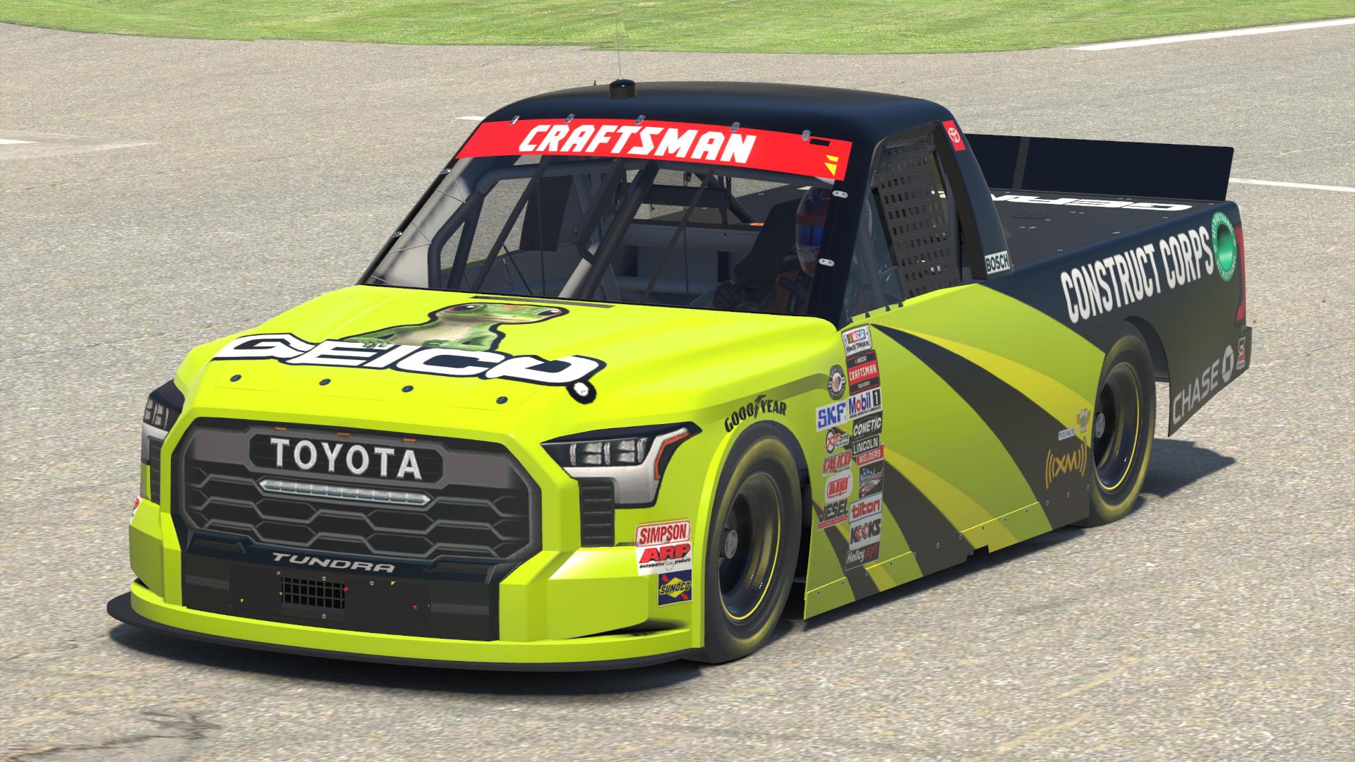 Geico Construct Corps Toyota Tundra by Jacob Fortino - Trading Paints