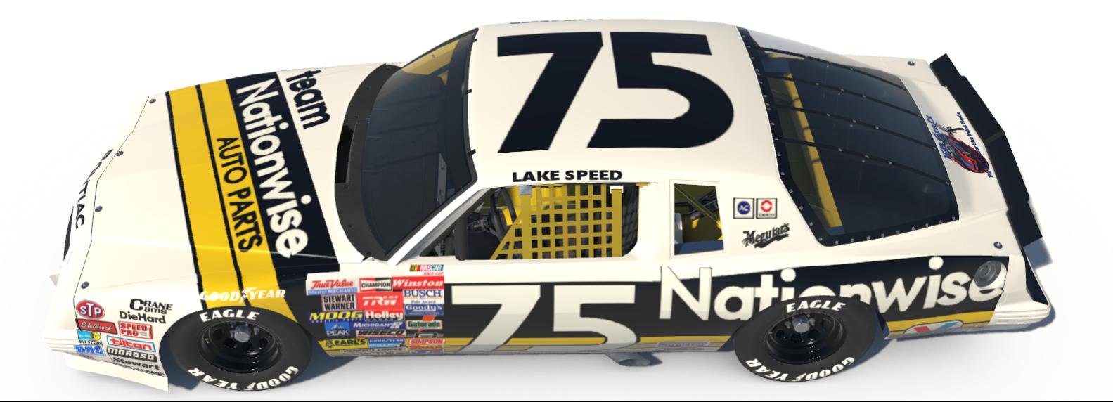 #75 Nationwise Pontiac by Keith Batson - Trading Paints