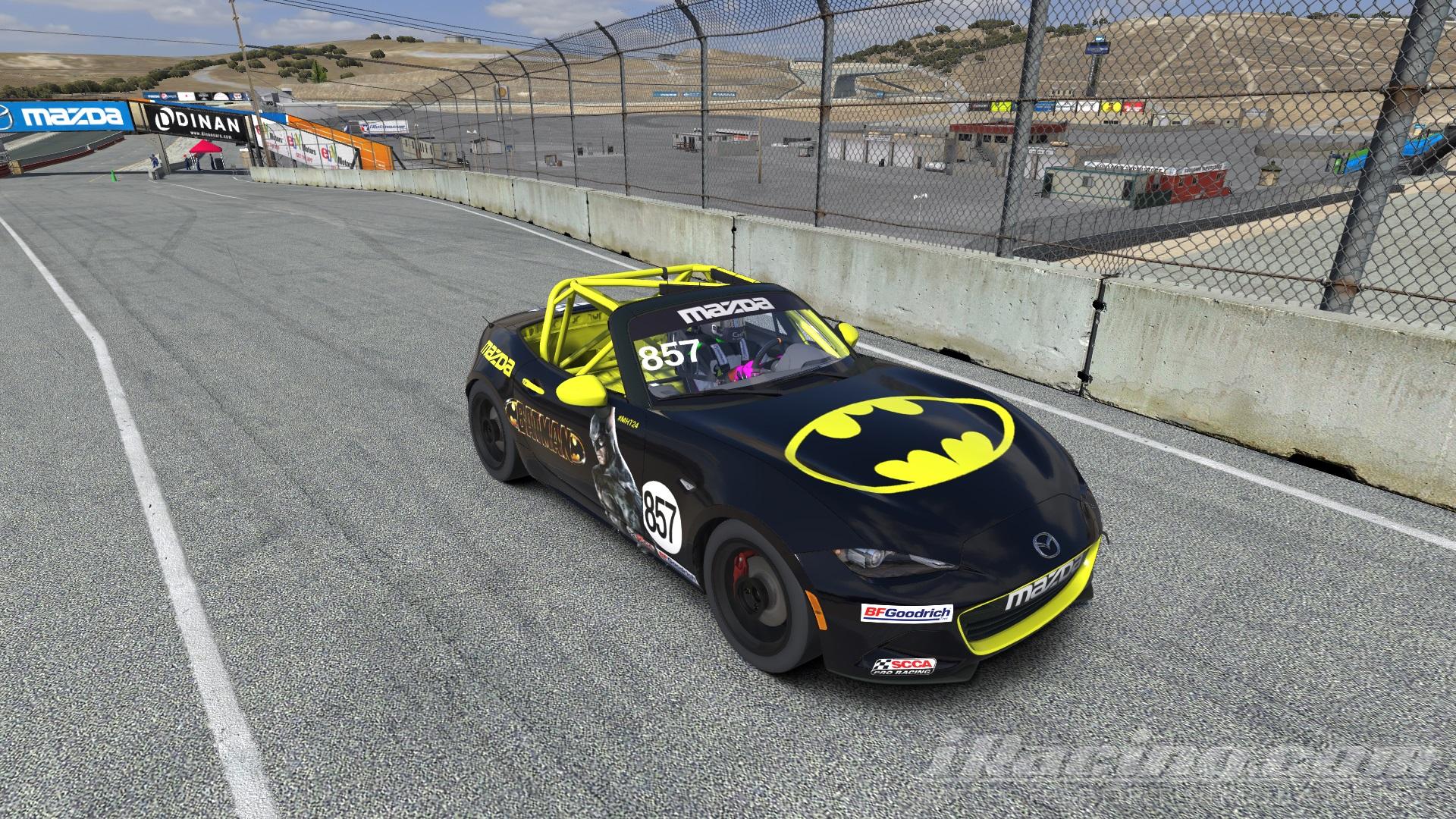 Mazda MX5 2016 batman by Sly Bernier - Trading Paints