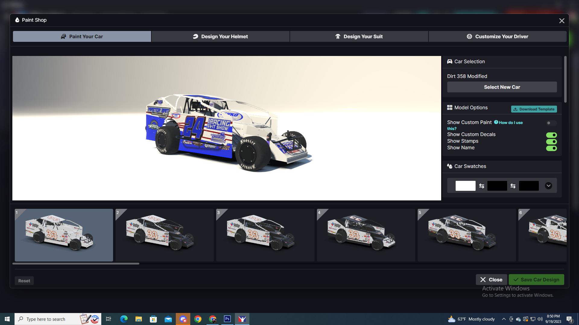 Easton Gossman 358 Wrap by Taylor Donlan - Trading Paints