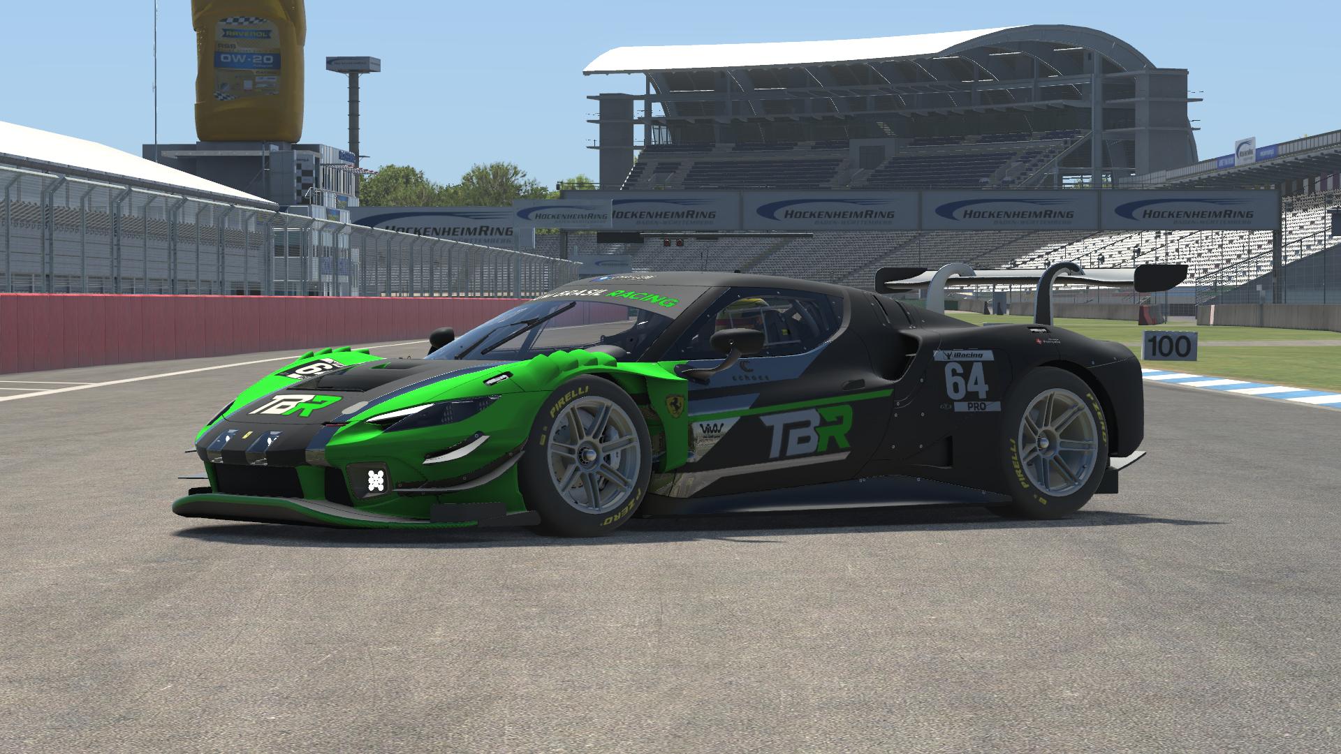 TBR Ferrari 296 GT3 2023 v2 by Felipe G Oliveira - Trading Paints