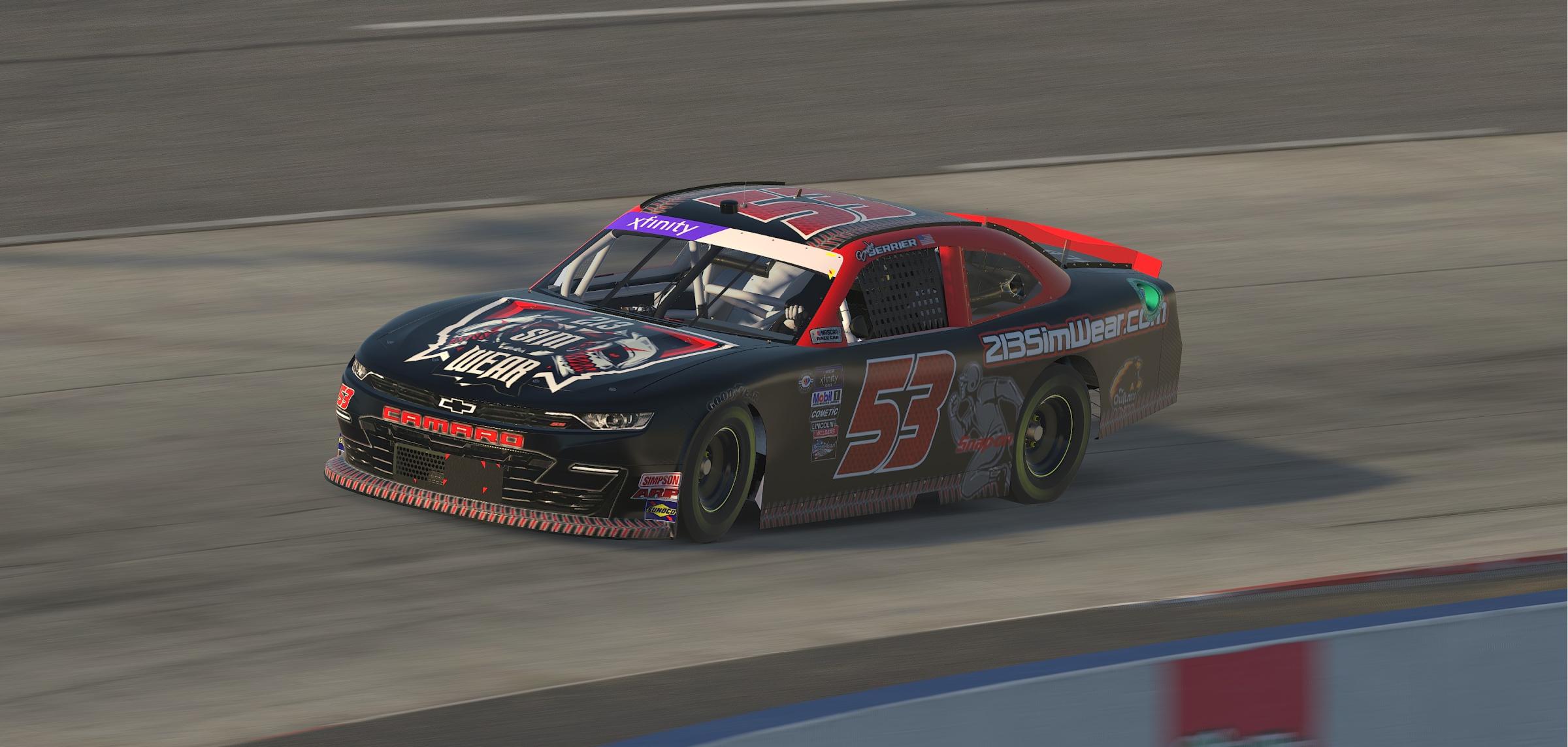 Brandon Berrier No. 53 - 213 Sim Wear / MLB (NIGHT), Chevy Camaro ...