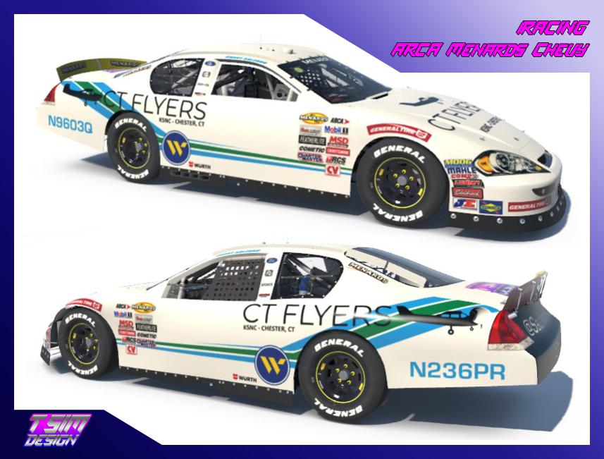 Grant Salzano CT Flyers ARCA Menards Chevrolet by Zachary S. - Trading ...