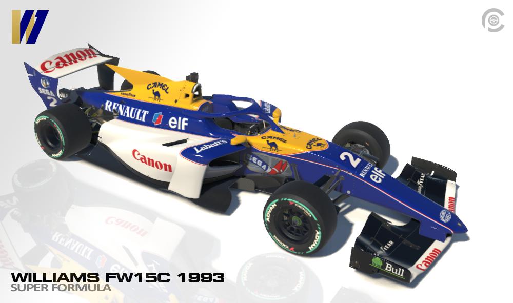 Williams FW15C 1993 for SF23 by Paul R Chaloner - Trading Paints