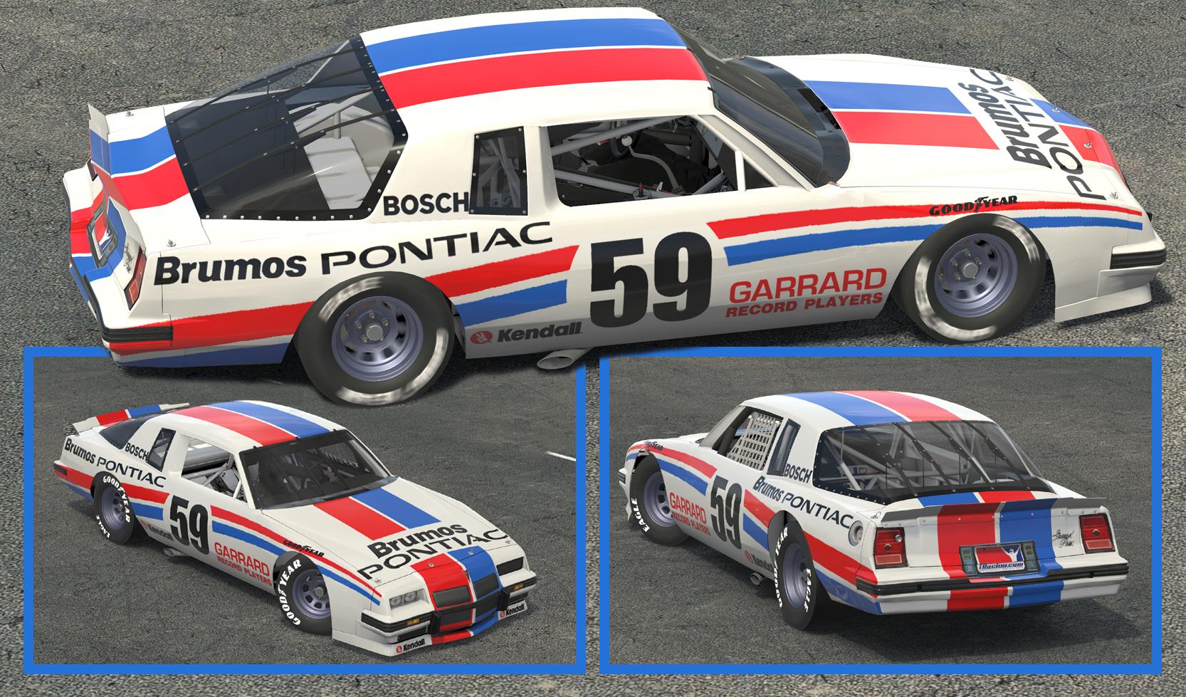 1987 Pontiac Brumos by Clyde Coman - Trading Paints