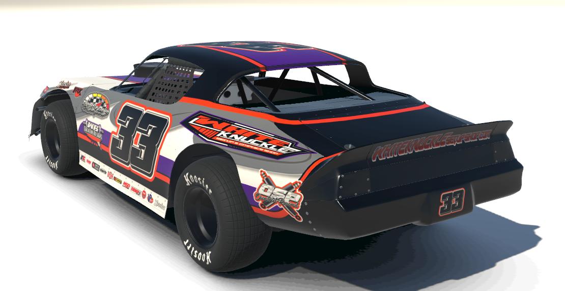 Dillon Simmons PRP ORN WHT BLK DSS by Wade B. - Trading Paints