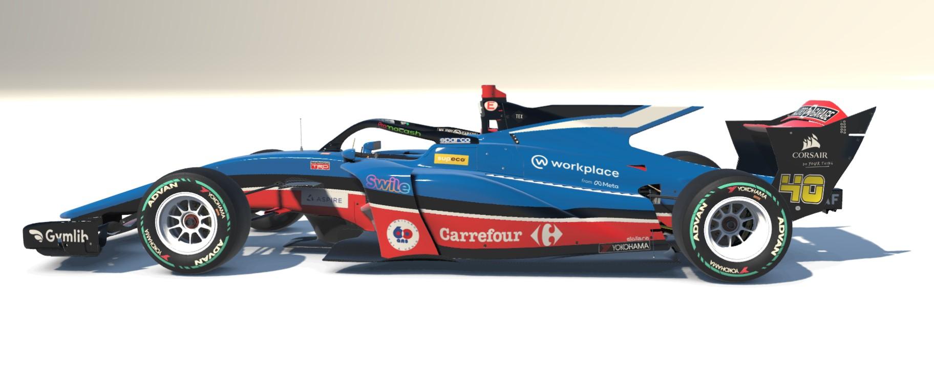 Super Formula SF23 Toyota Carrefour livery by Anthony Q. - Trading Paints