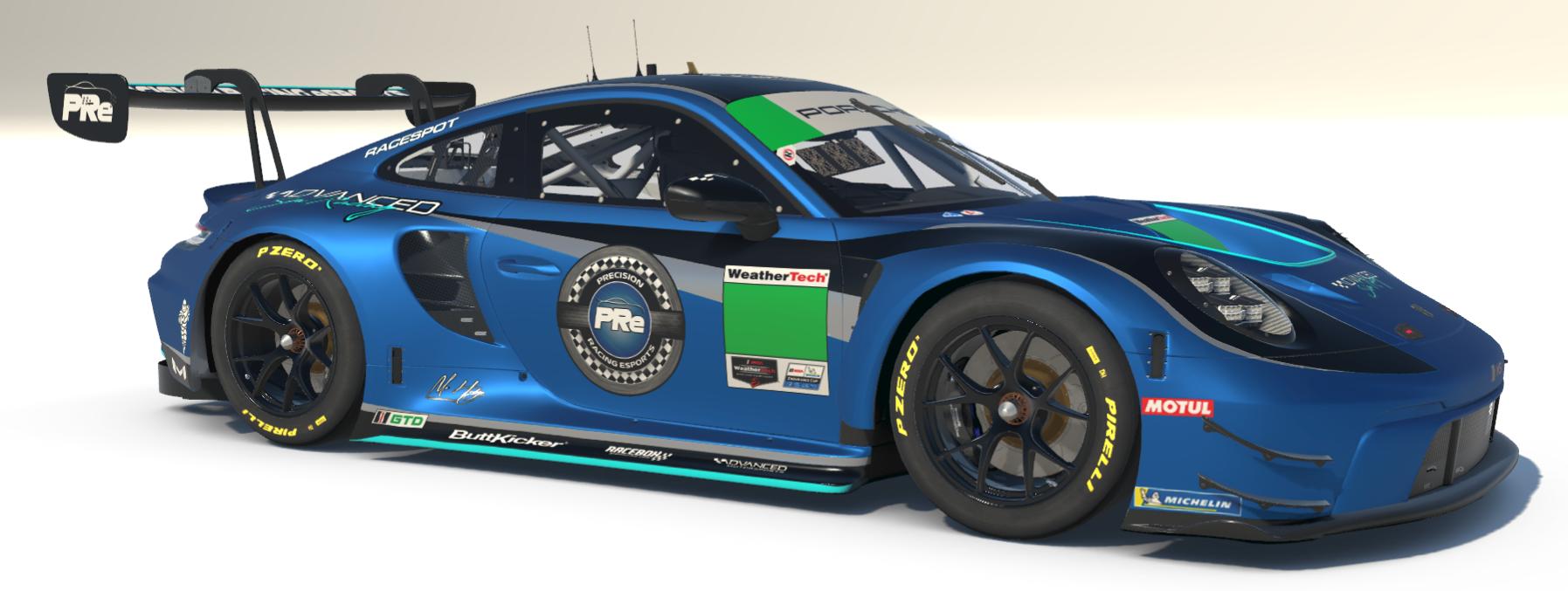 Precision Racing eSports (Elite) Porsche 911 GT3 R (992) - BLUE (IMSA ...
