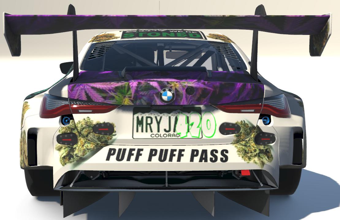 Speed Weed BMW M4 GT3 by Todd Schwarz - Trading Paints