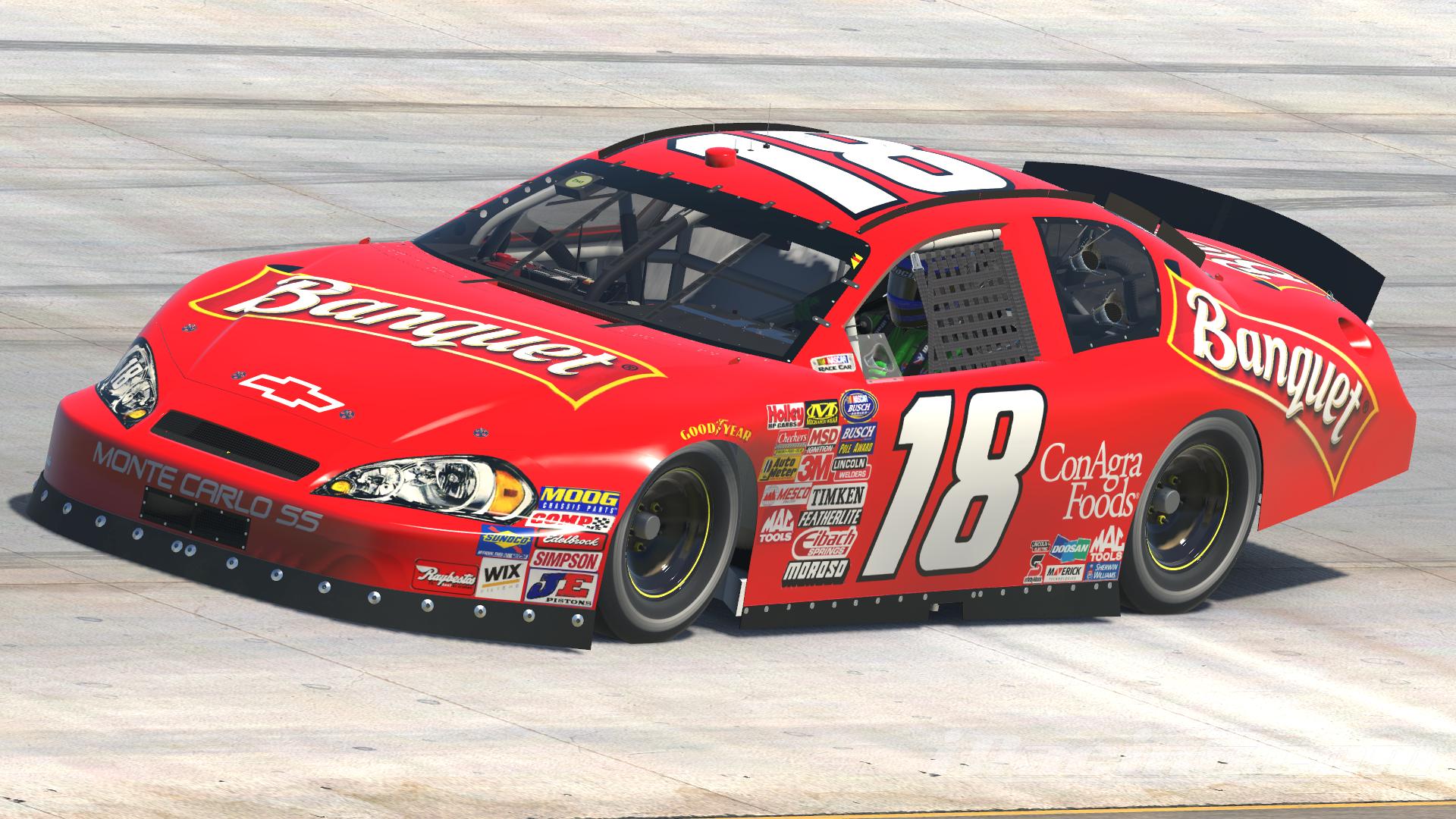 2007 Aric Almirola #18 Banquet Chevy Monte Carlo by Bryson Hixenbaugh ...