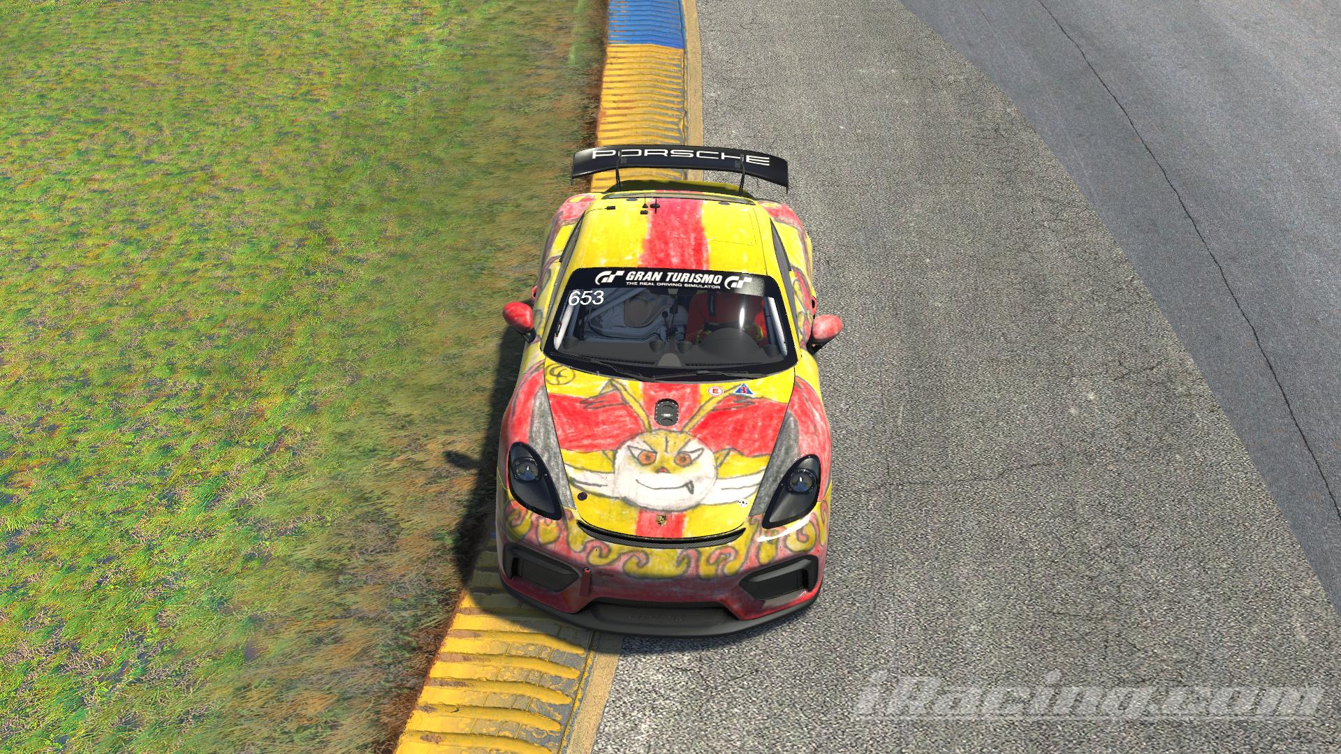 Porsche 718 GT4 hand drawn fennekin/braixen car by James S - Trading Paints