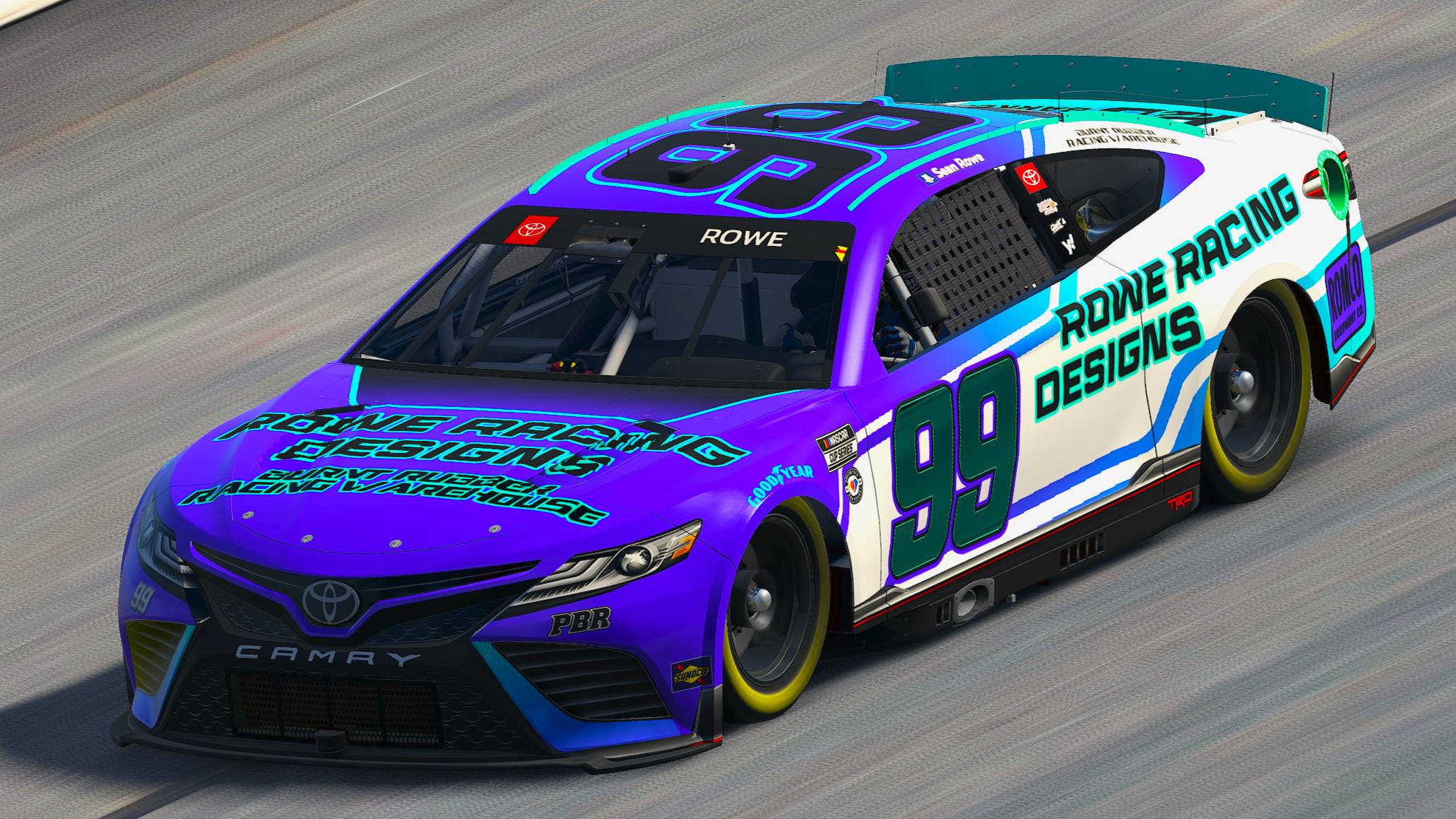 Sean Rowe Rowe Racing Designs White 99 by Sean Rowe - Trading Paints