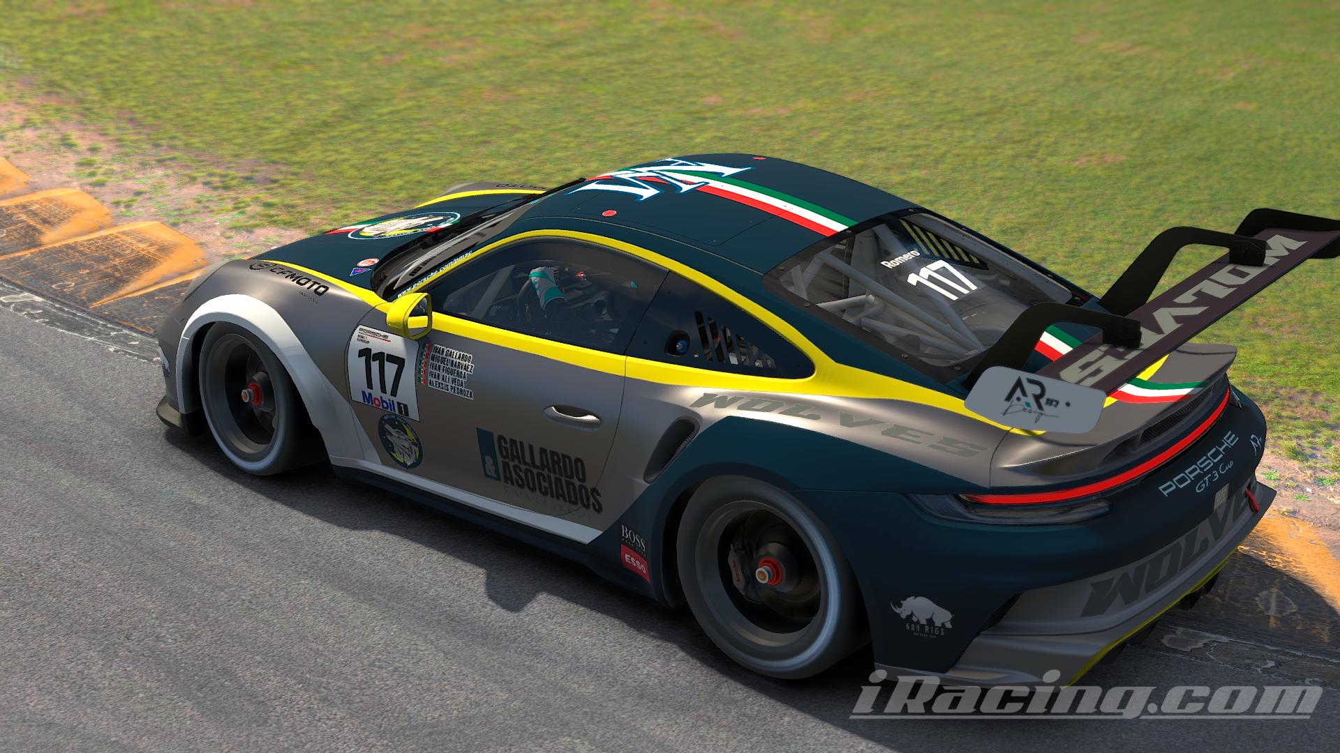 Porsche 911 GT3 CUP WOLVES by Arturo Romero - Trading Paints