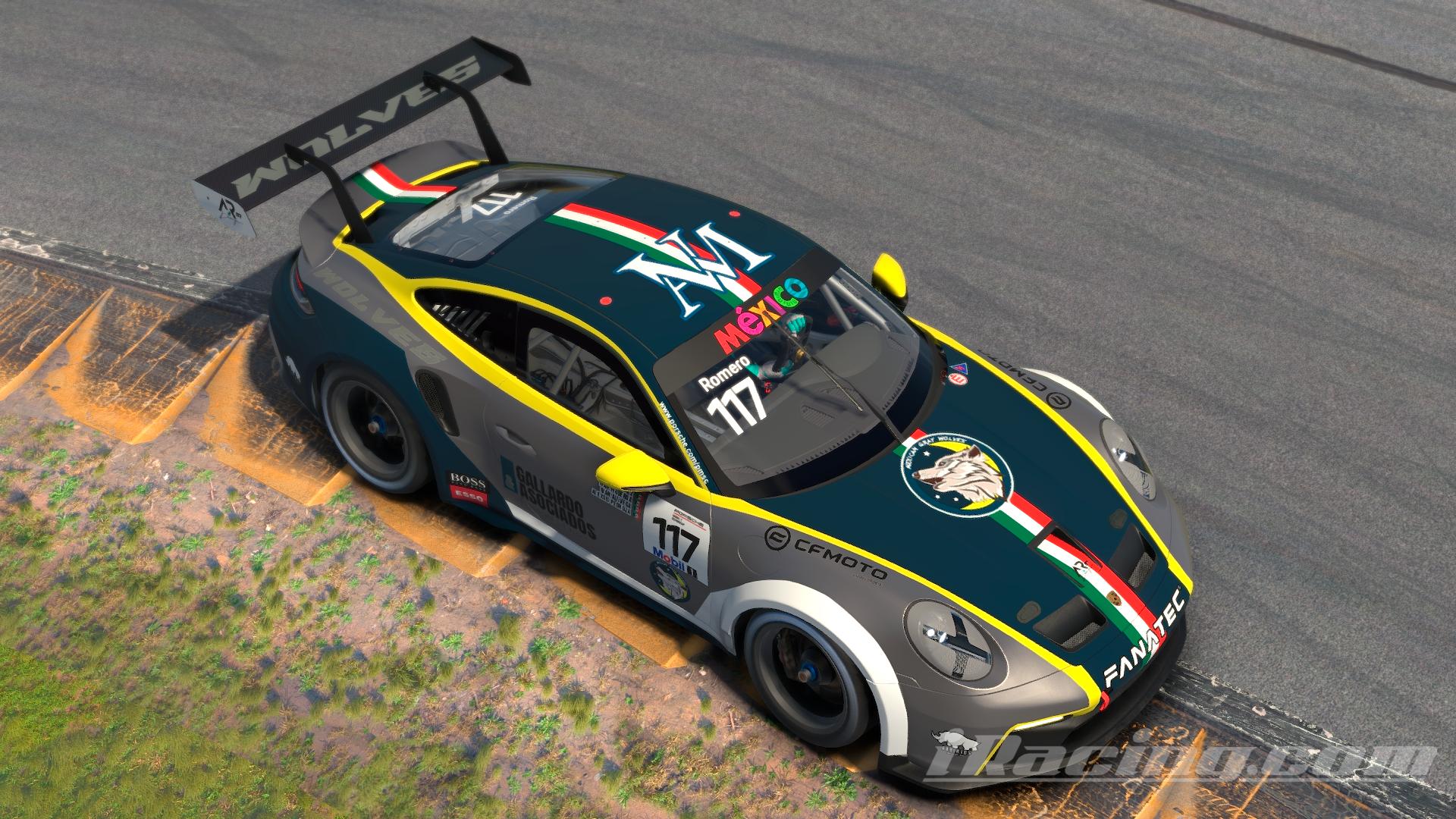 Porsche 911 GT3 CUP WOLVES by Arturo Romero - Trading Paints