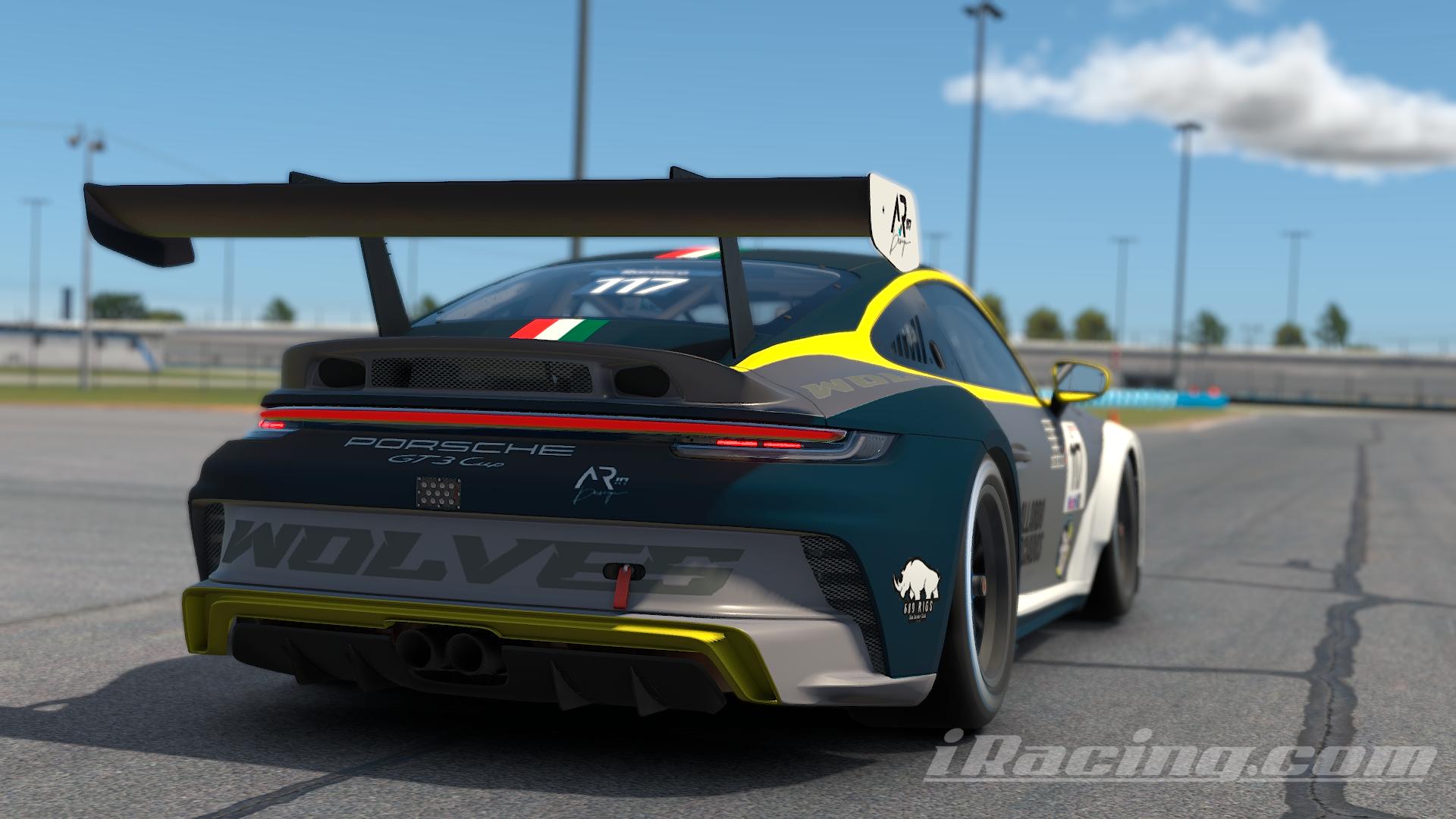 Porsche 911 GT3 CUP WOLVES by Arturo Romero - Trading Paints