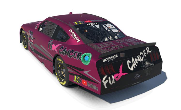 F Cancer Mustang Sim Number by Doug Ezzell - Trading Paints