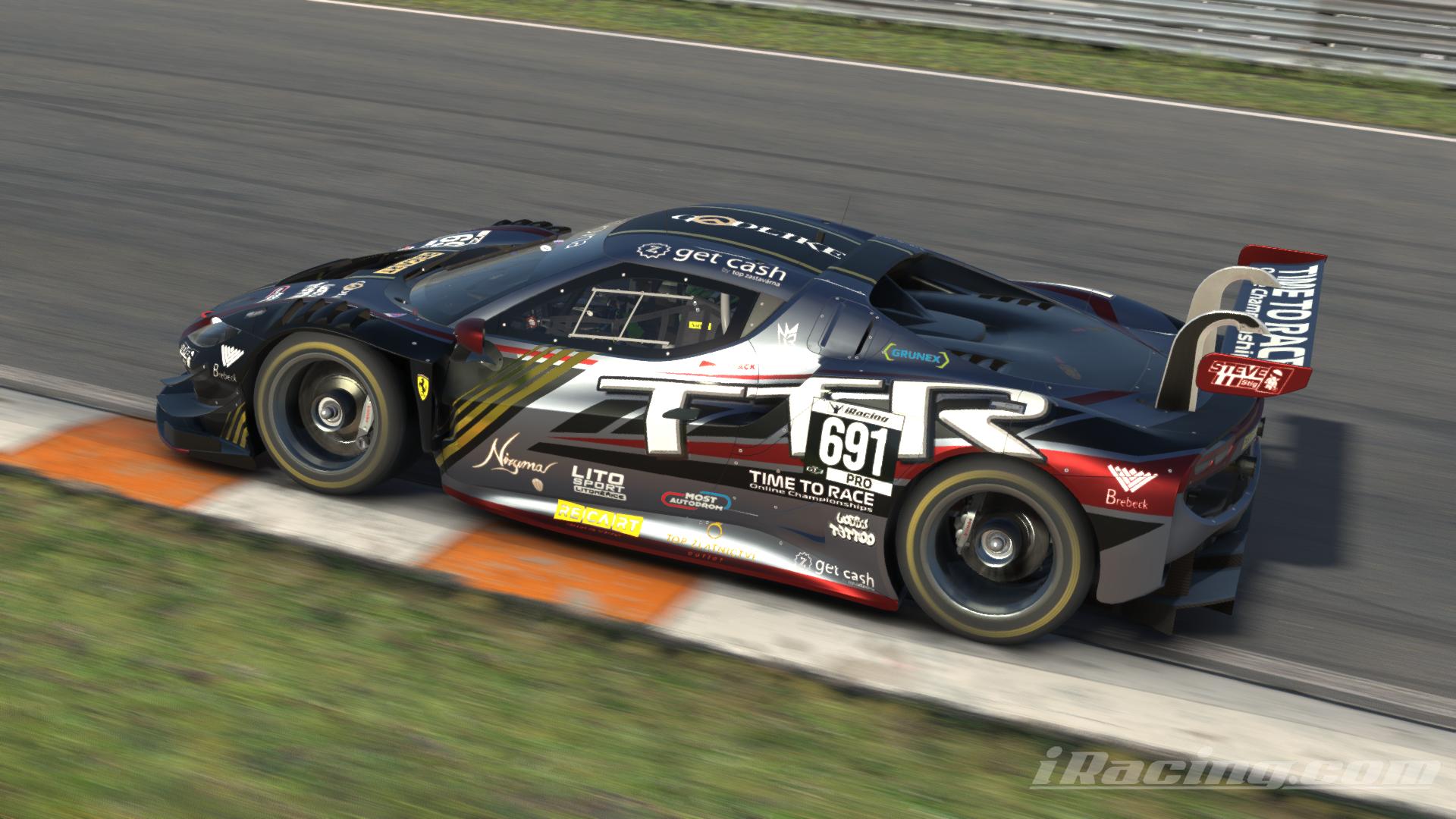 TTR FEFE 296 GT3 LIVERY RED 2024 by Michal Kovargzhig - Trading Paints