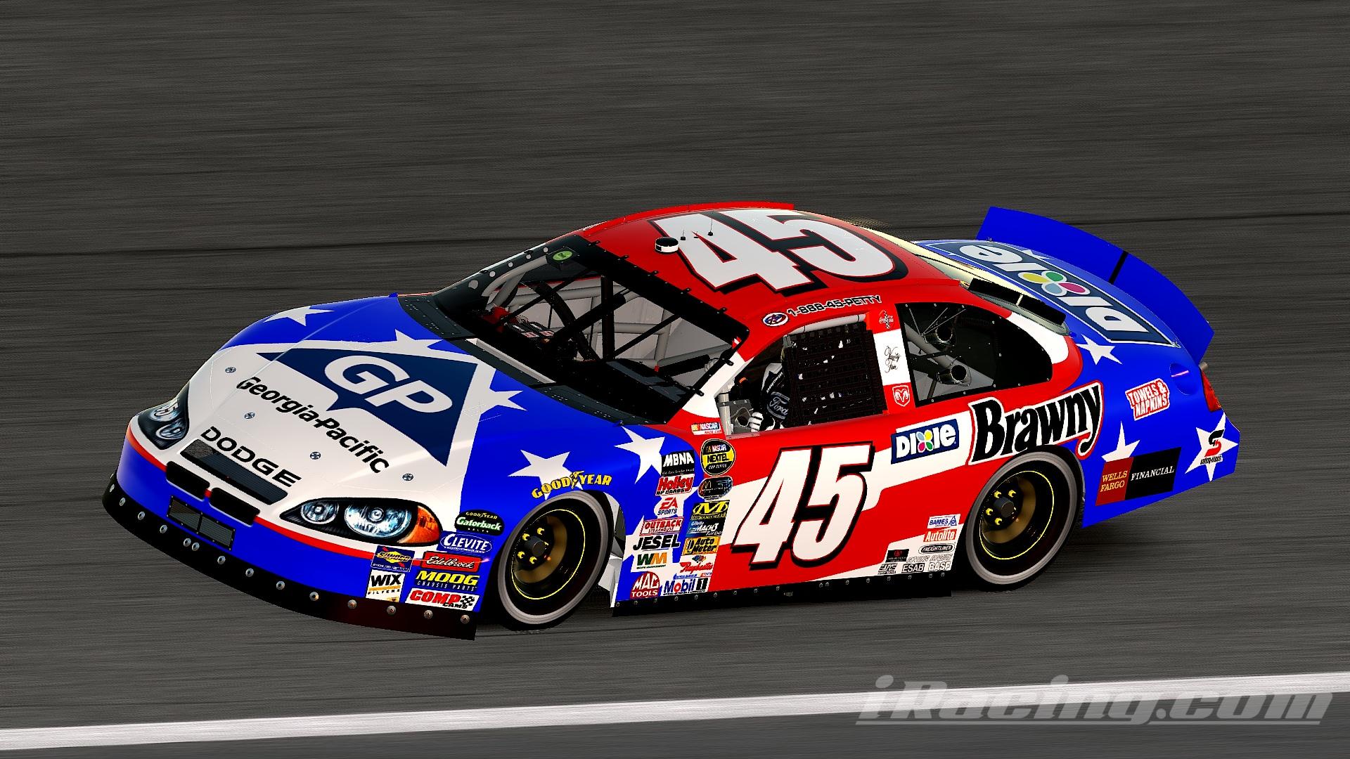 #45 Kyle Petty 2004 Georgia-Pacific Dodge by Christian Budd - Trading ...