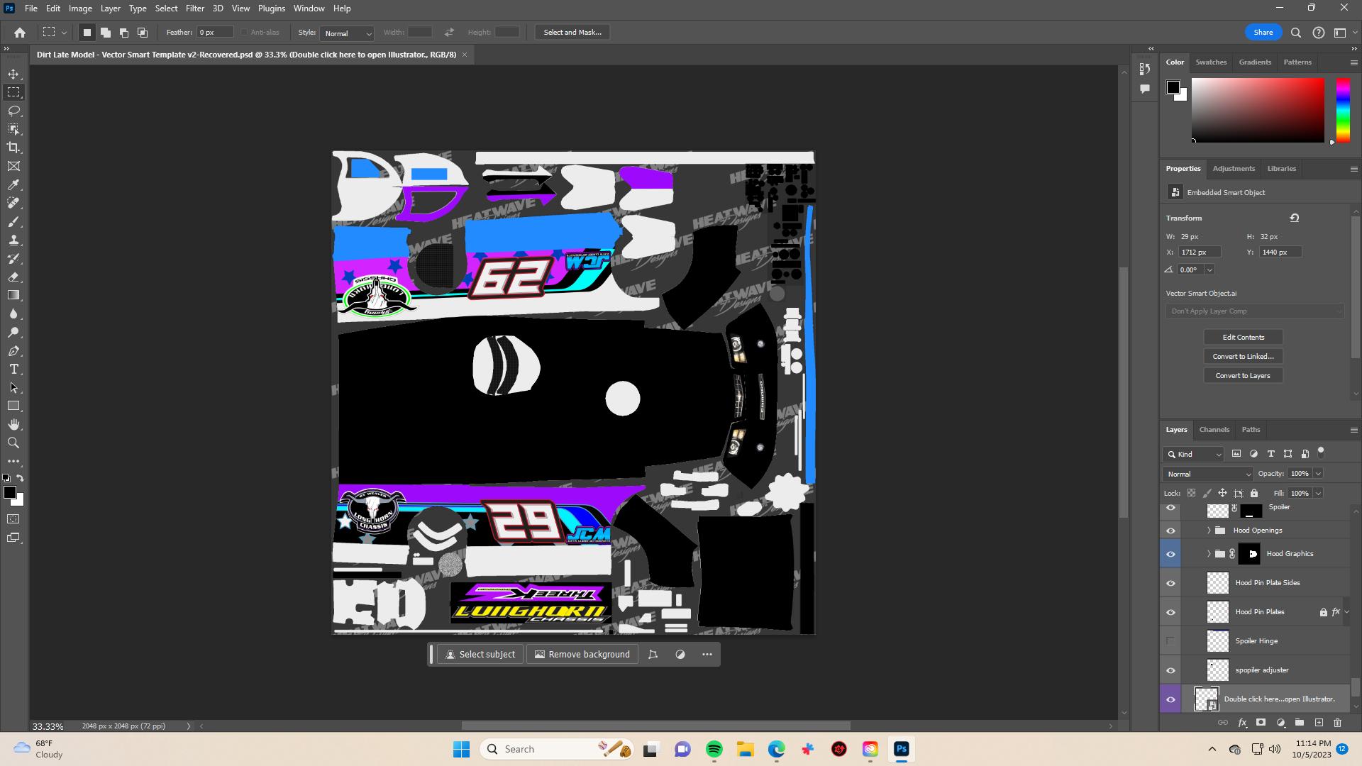 Black White Pink 29 by Justin Carbee - Trading Paints