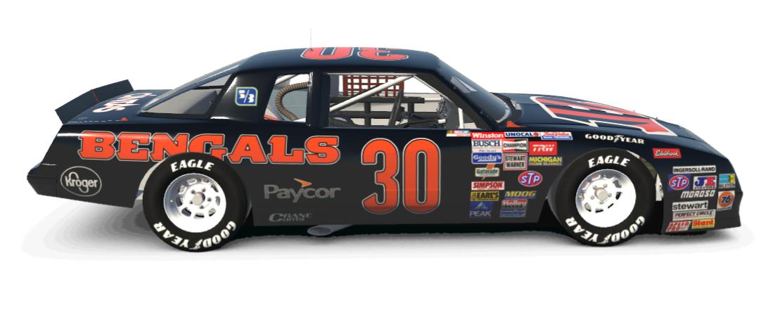 Stamper - 87 Monte Carlo Bengals 30 - Orange by Brian Bussard - Trading ...