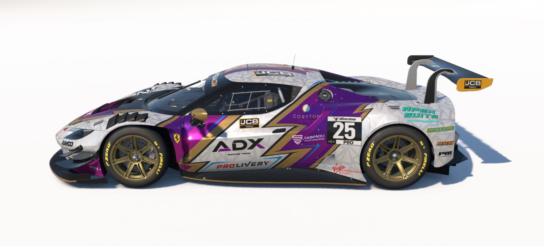 Ferrari 296 GT3 ADX Racing eSport by Stefano Deleonardis - Trading Paints