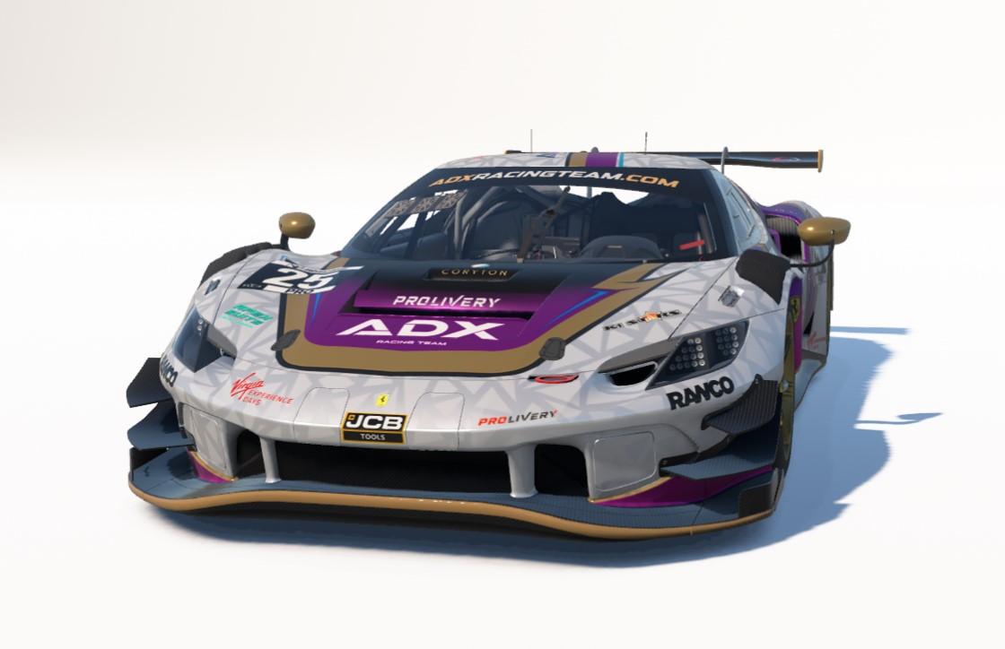 Ferrari 296 GT3 ADX Racing eSport by Stefano Deleonardis - Trading Paints