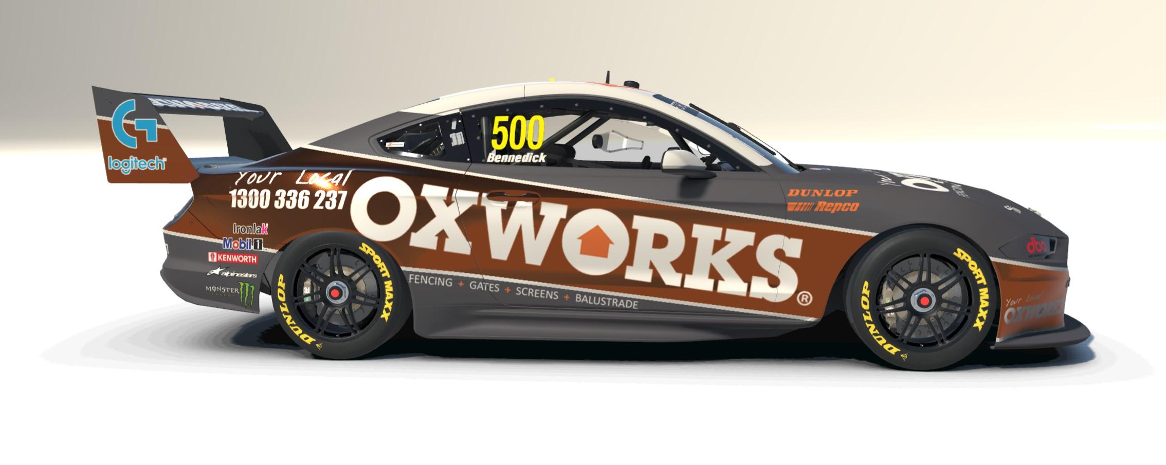 Supercars Ford Mustang GT Oxworks Livery by Drew Bennedick - Trading Paints