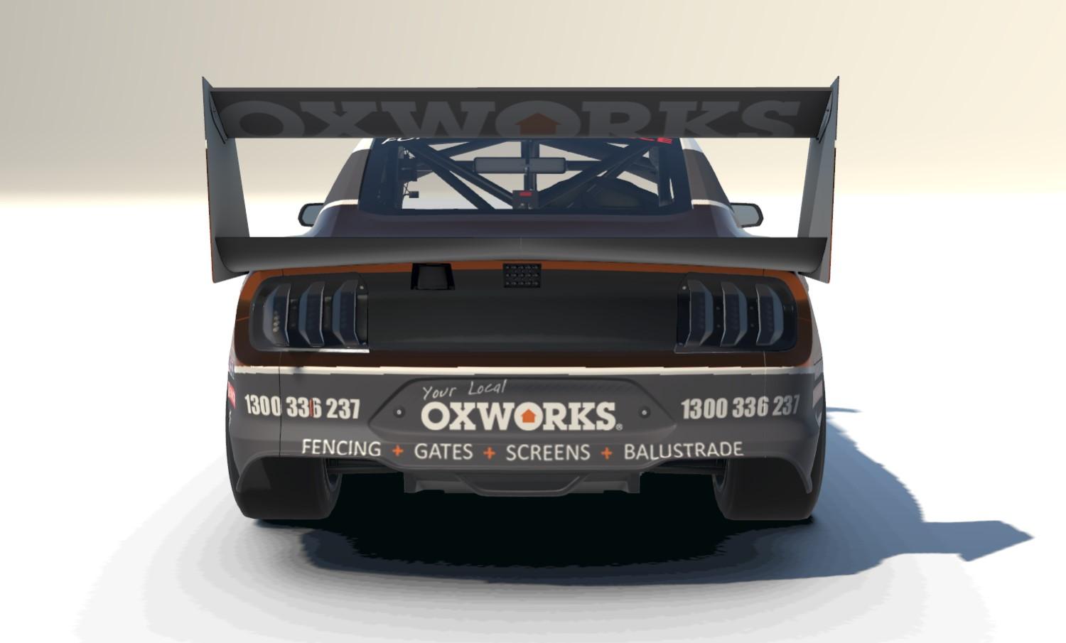 Supercars Ford Mustang GT Oxworks Livery by Drew Bennedick - Trading Paints