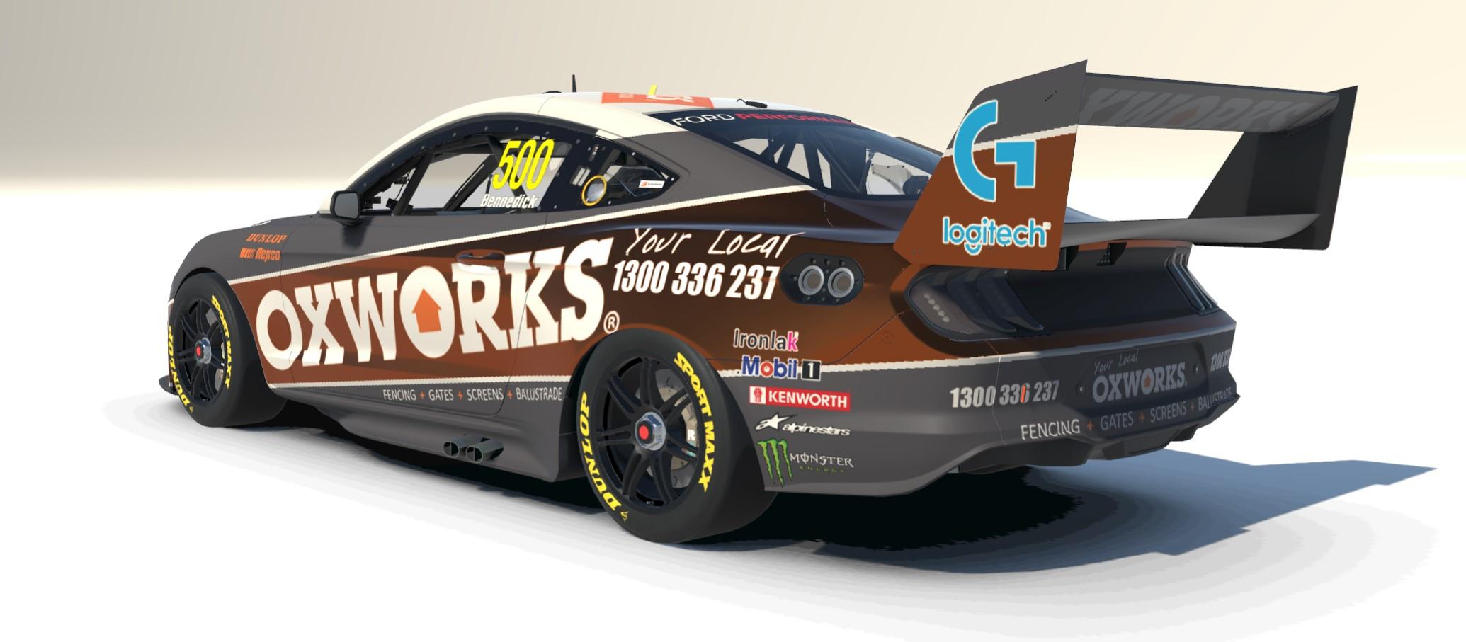 Supercars Ford Mustang GT Oxworks Livery by Drew Bennedick - Trading Paints