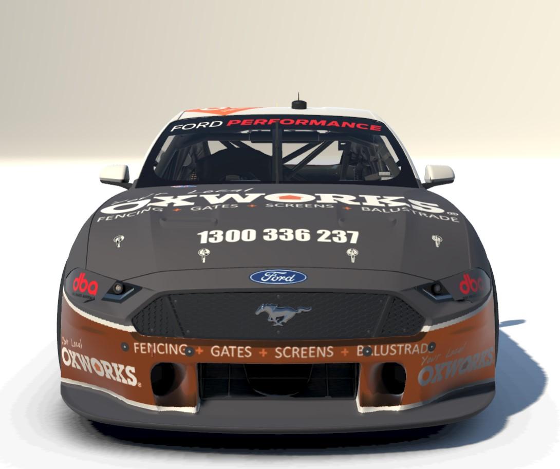 Supercars Ford Mustang GT Oxworks Livery by Drew Bennedick - Trading Paints