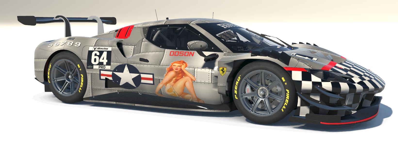 Bryce Odson Ferrari 296 by Wade B. - Trading Paints