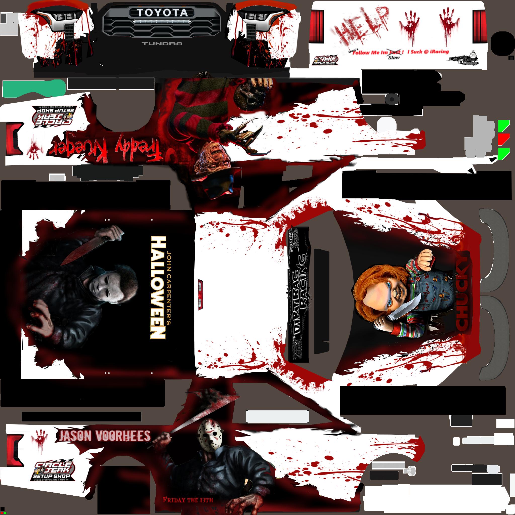 2023HorrorIconsCampingToyotaTundra by Eric G Gann - Trading Paints