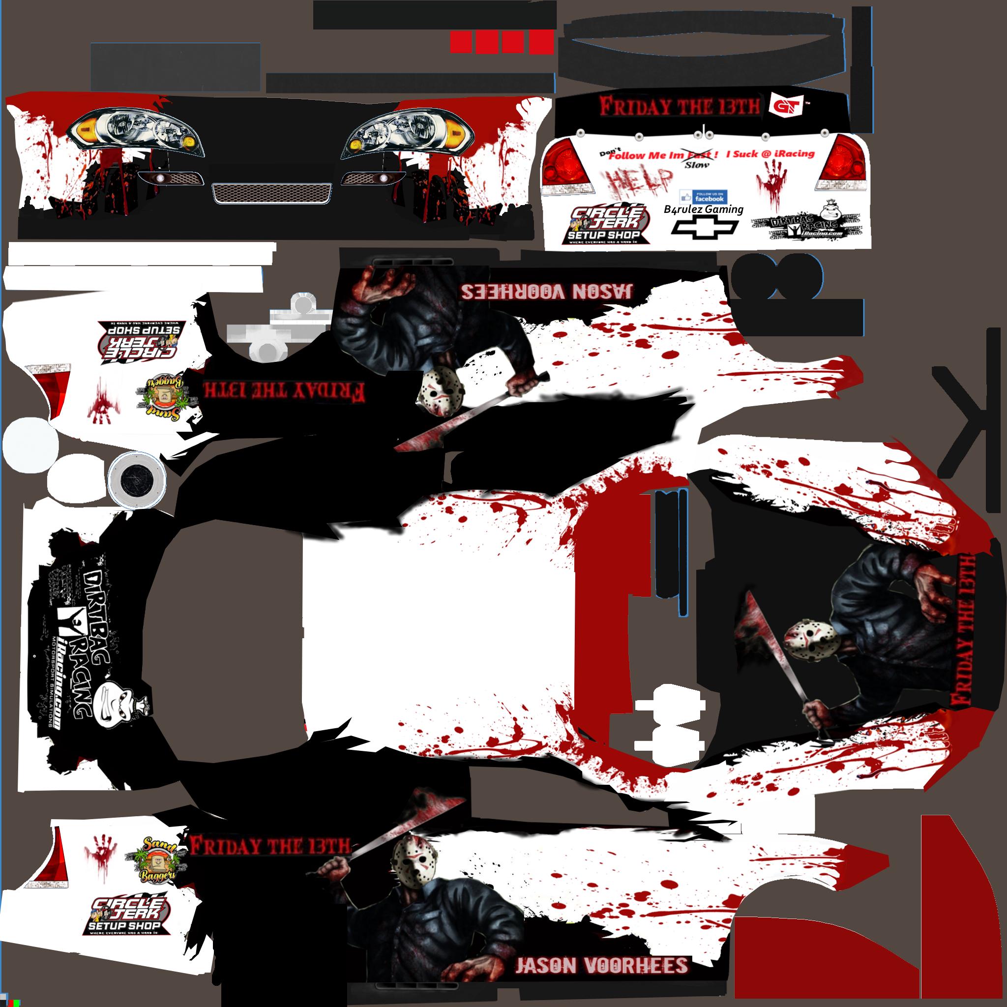 2023ArcaHorrorJasonSchemewithsponsors by Eric G Gann - Trading Paints