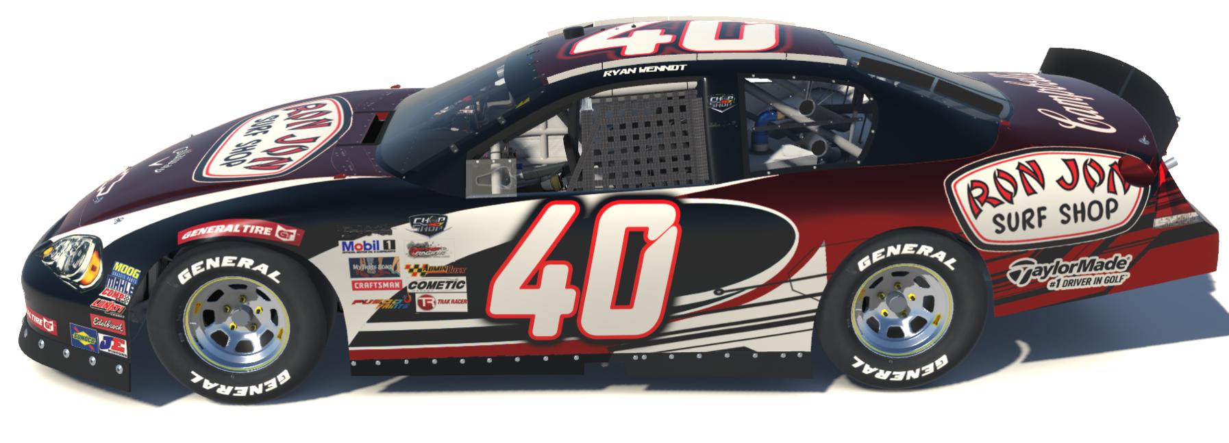 #40 Ron Jon Surf Shop ARCA by Wesley Strait - Trading Paints